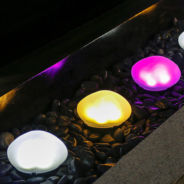 Win Win Solar LED Stone Lights – Elegant Lighting for Modern Outdoor ...